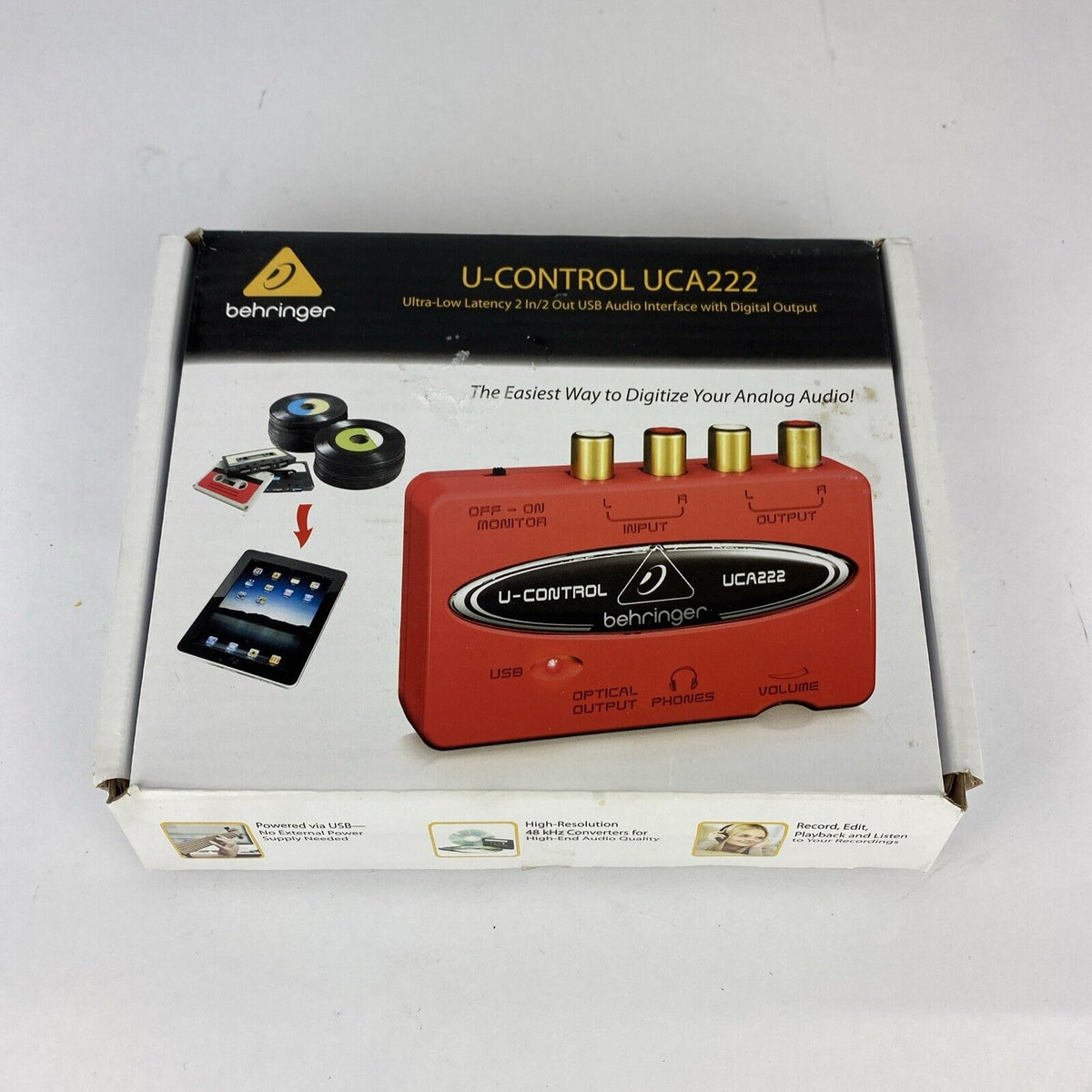 Behringer UCA222 USB Audio Interface – The Music Man Online Store