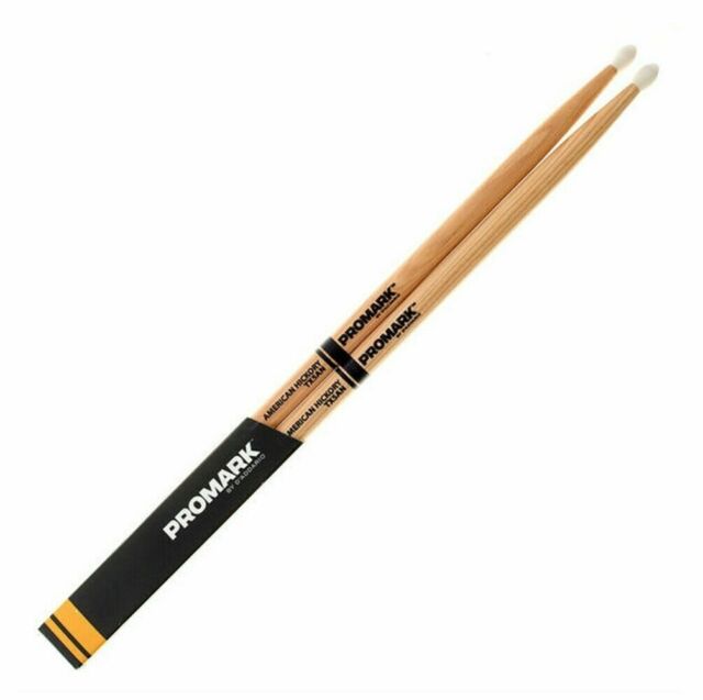 Promark TX5AN American Hickory Nylon Tip 5A Nylon Tip Drumsticks – The ...