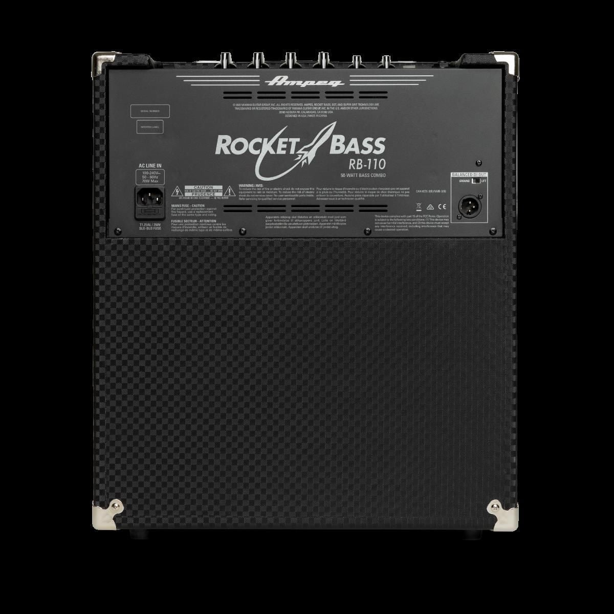 Ampeg Rocket RB110 Bass Amp 50w Combo – The Music Man Online Store